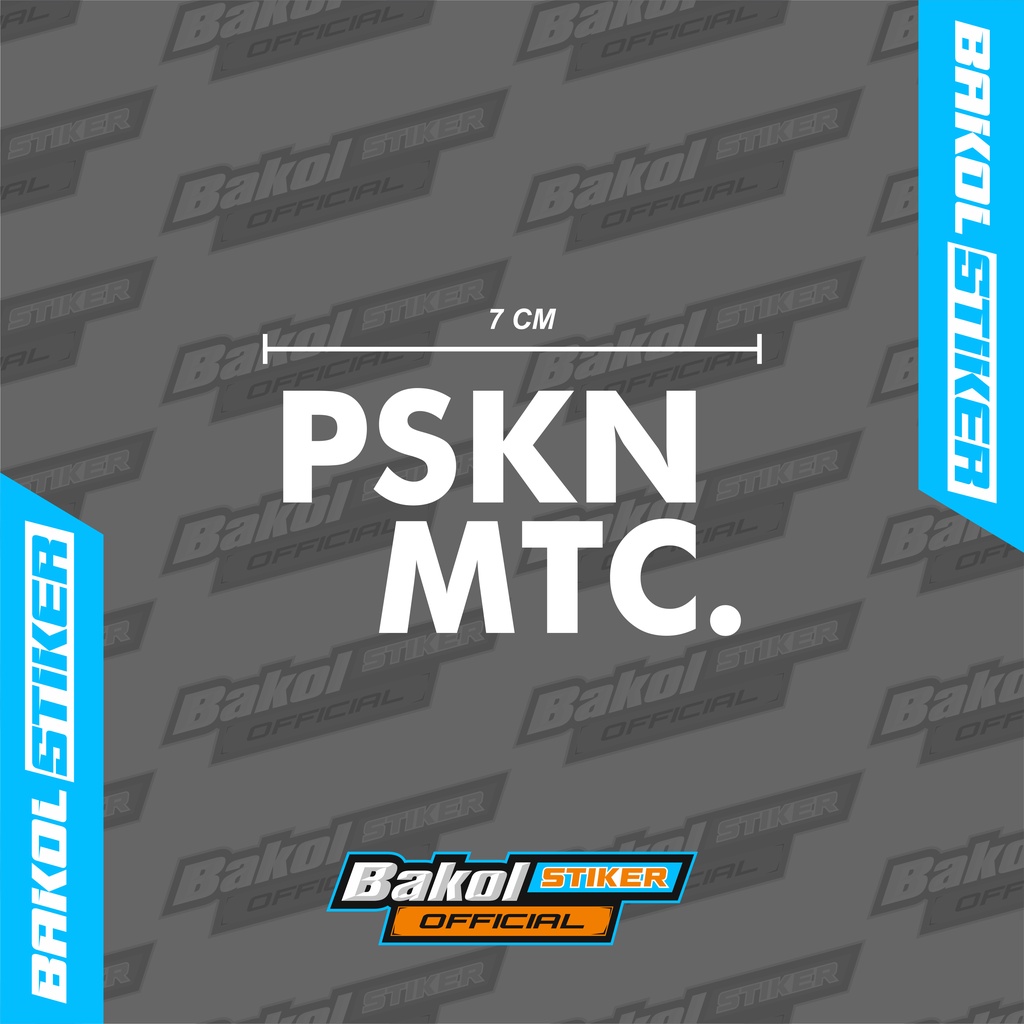 Jual STIKER CUTTING PSKN MTC. [STIKER SUNMORI] | Shopee Indonesia