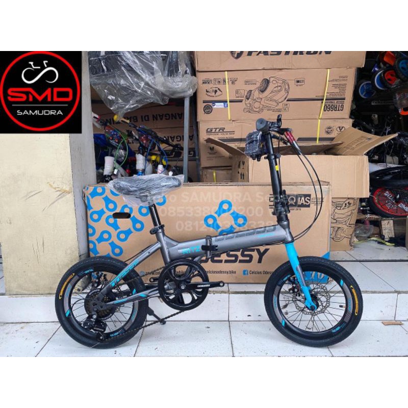 Jual Sepeda Lipat Folding 16 Inch Odessy RITZ 7sp (TANPA SPAKBOR DAN ...