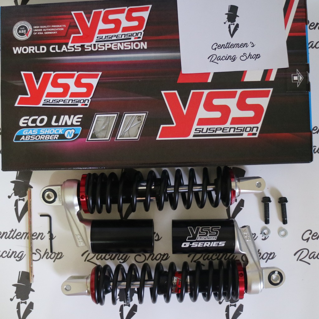 Jual Shock YSS New G Series 305MM Aerox 155 / NVX BLACK / HITAM Original | Shopee Indonesia
