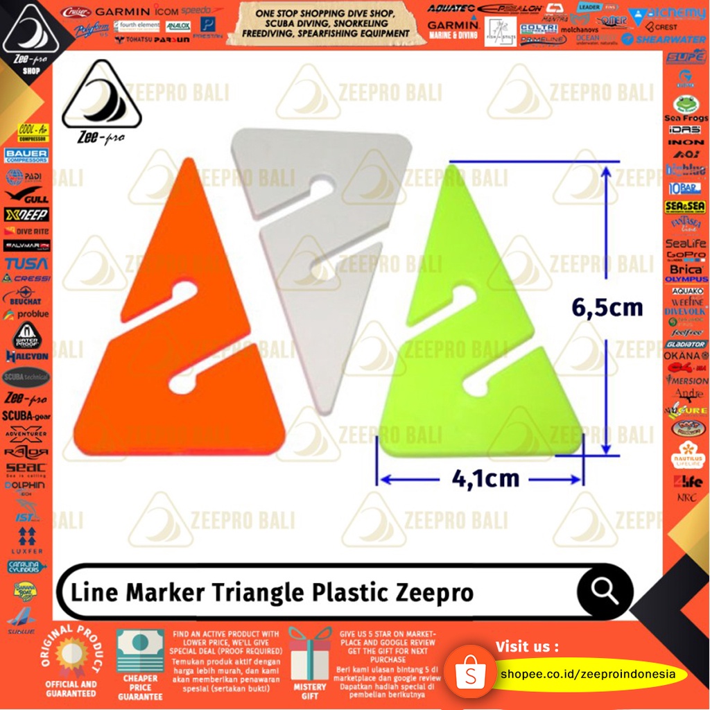Jual Line Marker Cookies Diving Sidemount Technical Wreck Dive Scuba ...