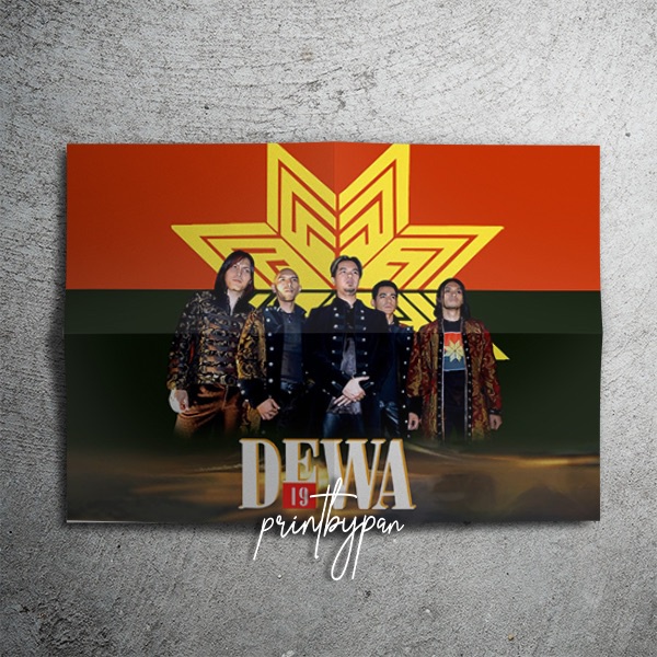 Jual Poster Band DEWA 19 Full - Poster Dinding Aesthetic - Poster Band ...