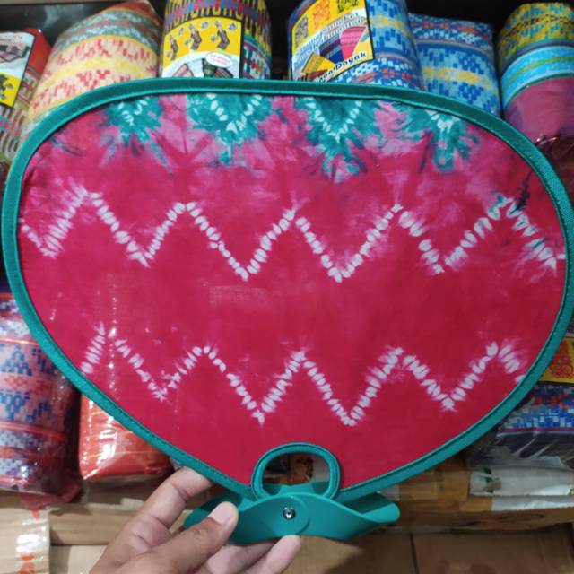 Jual Kipas Lipat Motif Sasirangan Khas Banjar | Shopee Indonesia