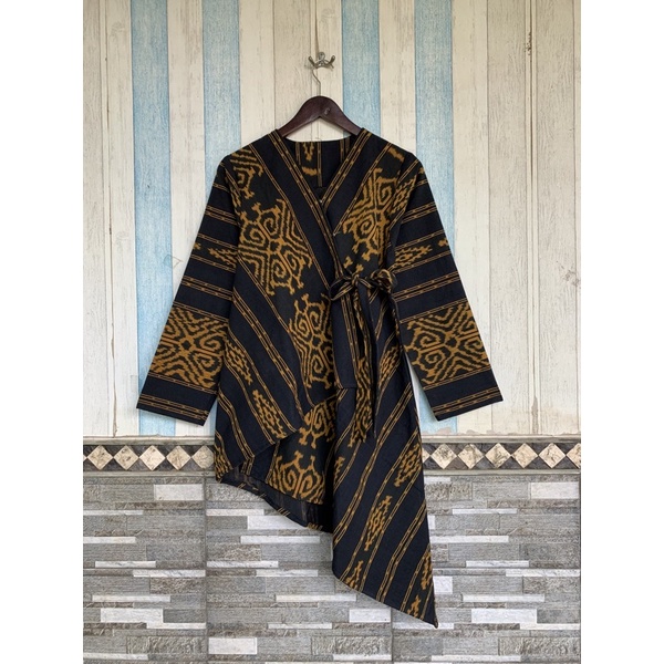 Jual Kimono blouse osaka batik tenun sumba dan donggala | Shopee Indonesia
