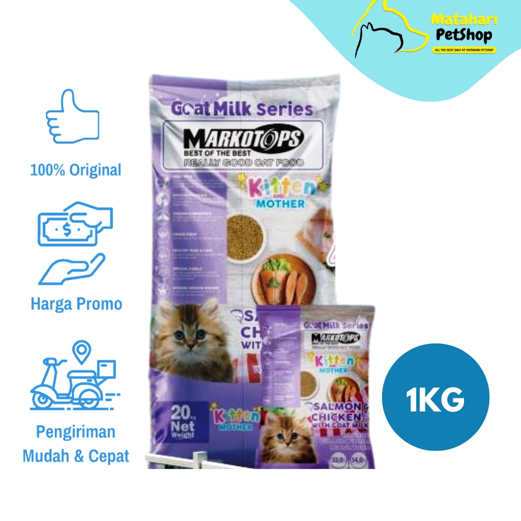 Jual Markotops Kitten And Mother Dry Food Makanan Kering Markotops ...