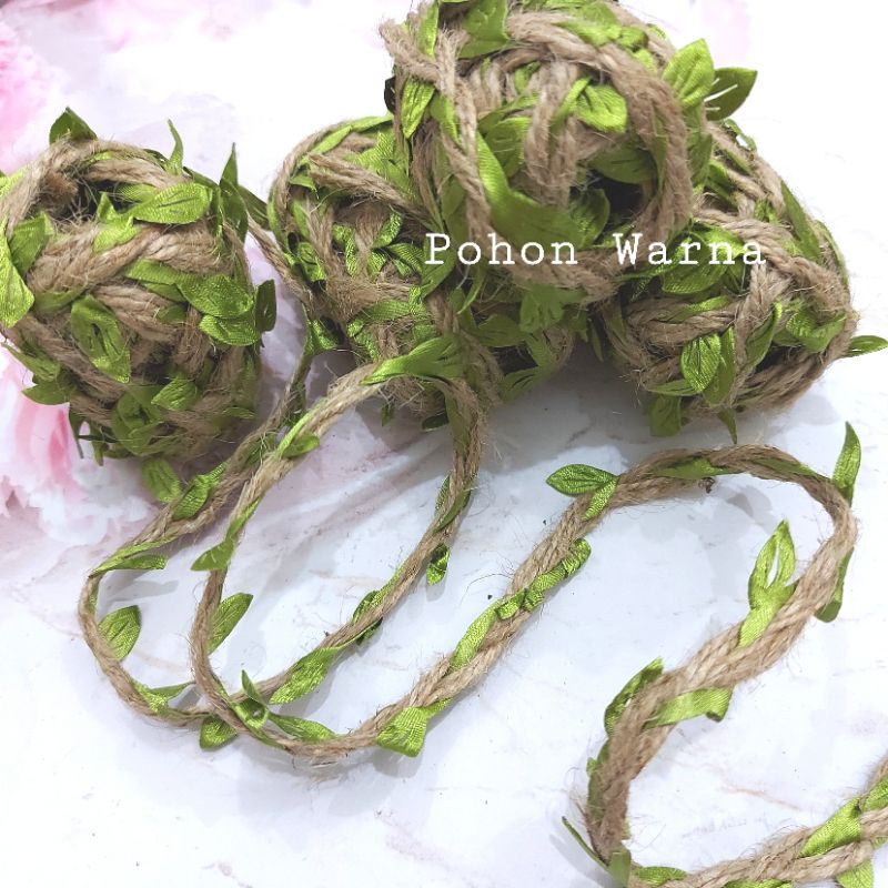 Jual TALI RAMI GONI DAUN / TALI GONI / TALI BUNGKUS KADO | Shopee Indonesia