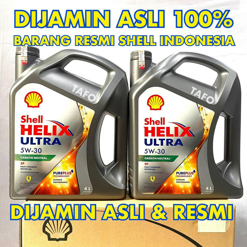 Jual SHELL ULTRA 5W30 GALON 4 LITER / SHELL HX8 ULTRA 5W 30 ASLI RESMI ...