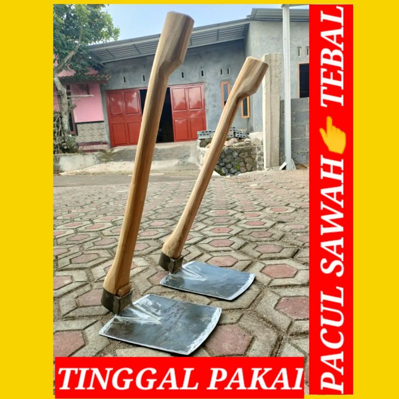 Jual PACUL CANGKUL ”TEBAL" PLUS GAGANG TERPASANG (POLOS) CANGKUL SAWAH ...