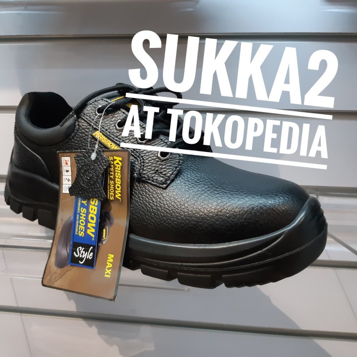 Jual Sepatu Pengaman Maxi 4 Inch / Sepatu safety Maxi Krisbow Terbaru ...