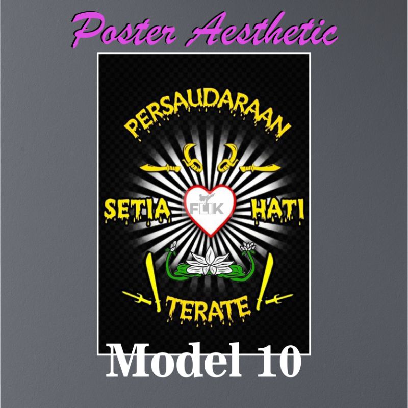 Jual POSTER PSHT AESTETHIC A5 / HIASAN DINDING PSHT SERI 1 | Shopee ...