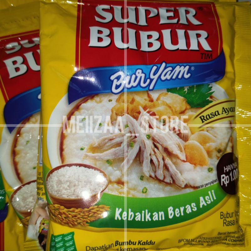 Jual Super Bubur Ayam Buryam Sachet 22gr 1pcs | Shopee Indonesia