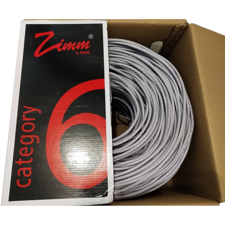 Jual Kabel Utp Cat6 Zimm link - Meteran | Shopee Indonesia