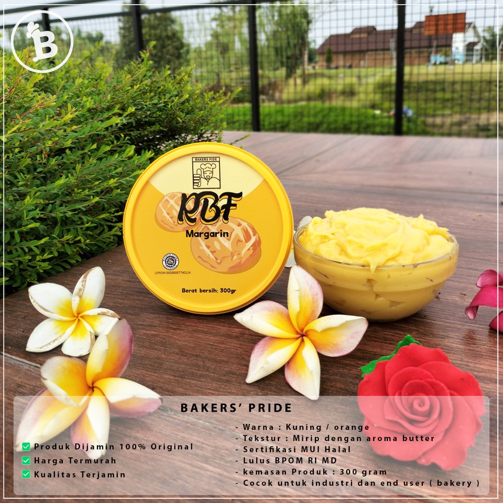 Jual Margarine RBF Bakers Pride Kemasan 300 gram | Shopee Indonesia