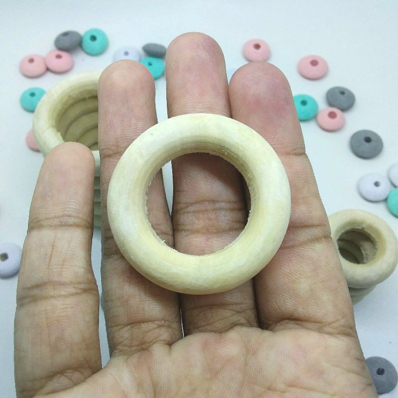 Jual Ring Kayu Natural 4 Ukuran tanpa sambungan | Wooden Ring | Ring ...