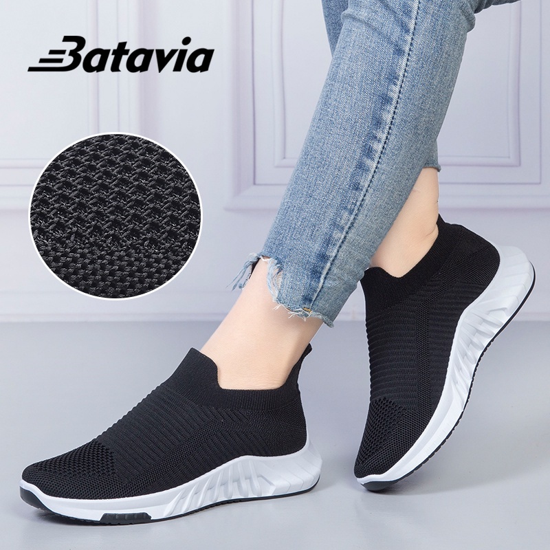 Jual (COD)Sepatu kasual olahraga terbaru meng sepatu rajutan wanita ...