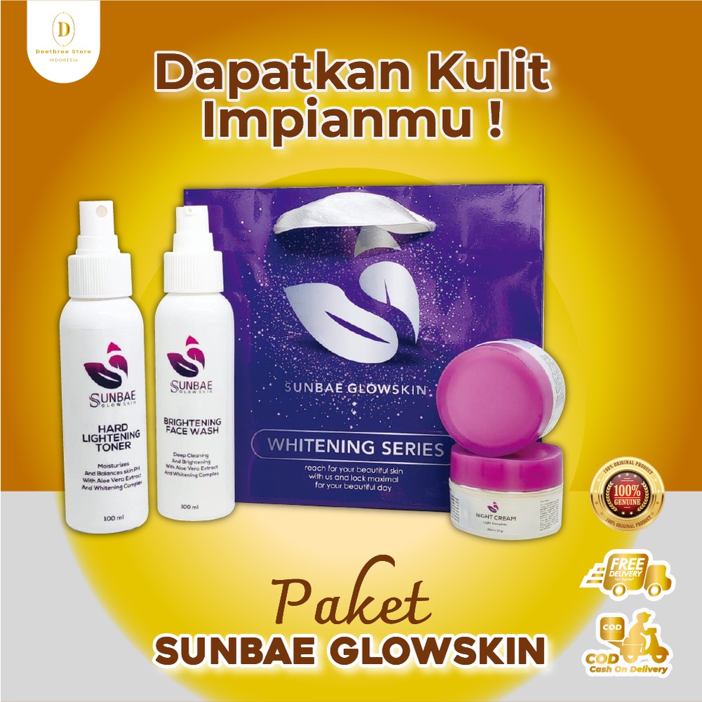 Jual Paket Sunbae GlowSkin By Deethree | Shopee Indonesia