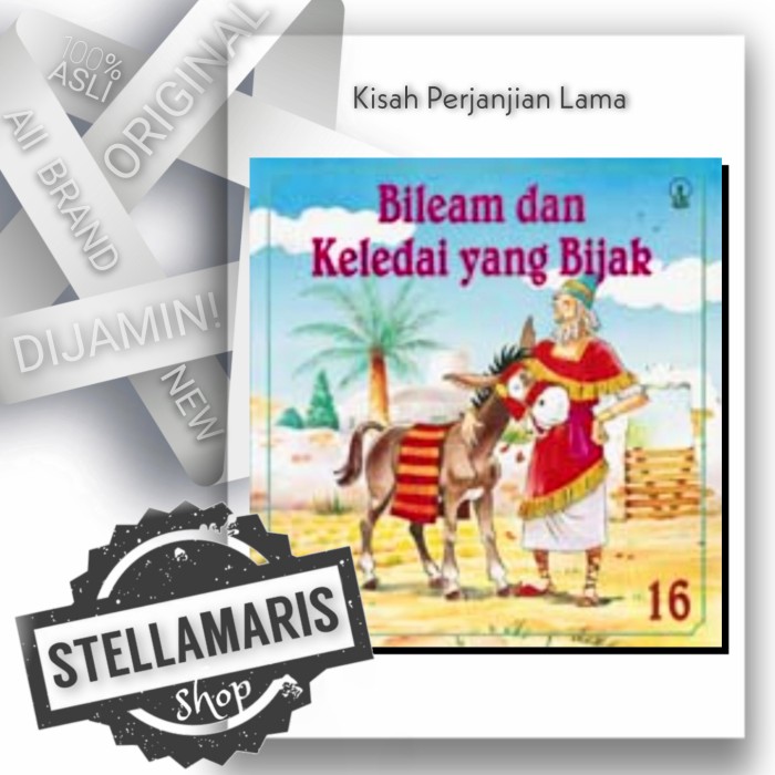 Jual BILEAL & KELEDAI BIJAK - Kisah Perjanjian Lama 16 Buku Cerita ...