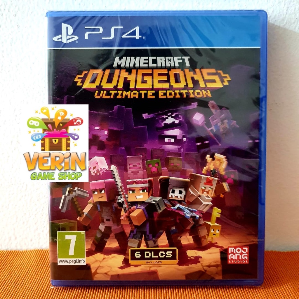 Jual PS4 Minecraft Dungeons Ultimate Edition / Mine Craft Dungeon ...