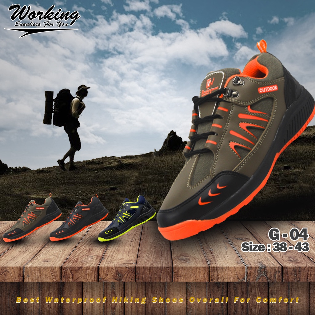 Jual Sepatu gunung Working G-04 waterproof Original bisa bayar ditempat ...