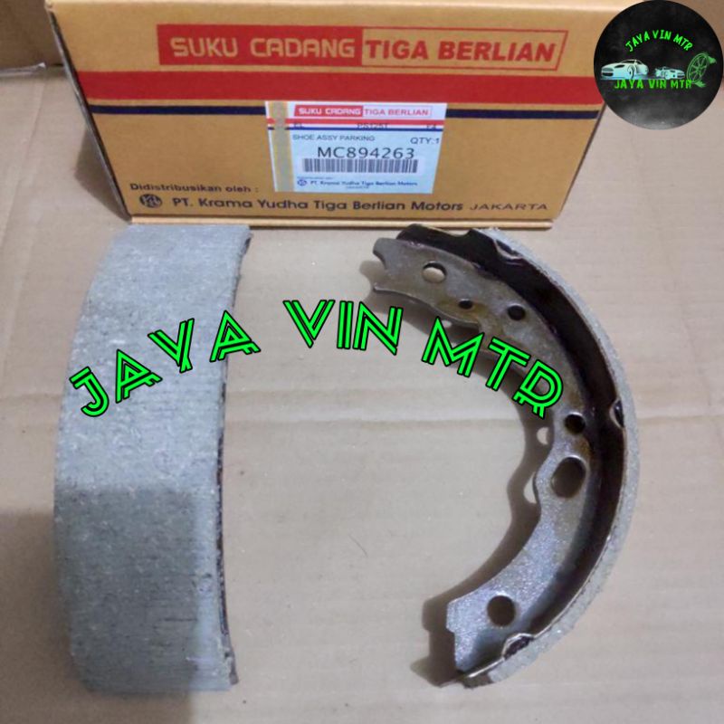 Jual hand brake shoe kampas rem tangan canter ps125t turbo ps135 ps136 ...