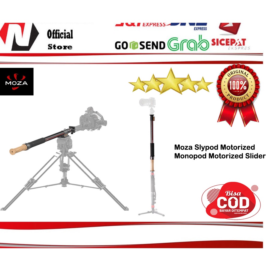 Jual Moza Slypod Motorized Monopod Motorized Slider | Shopee Indonesia
