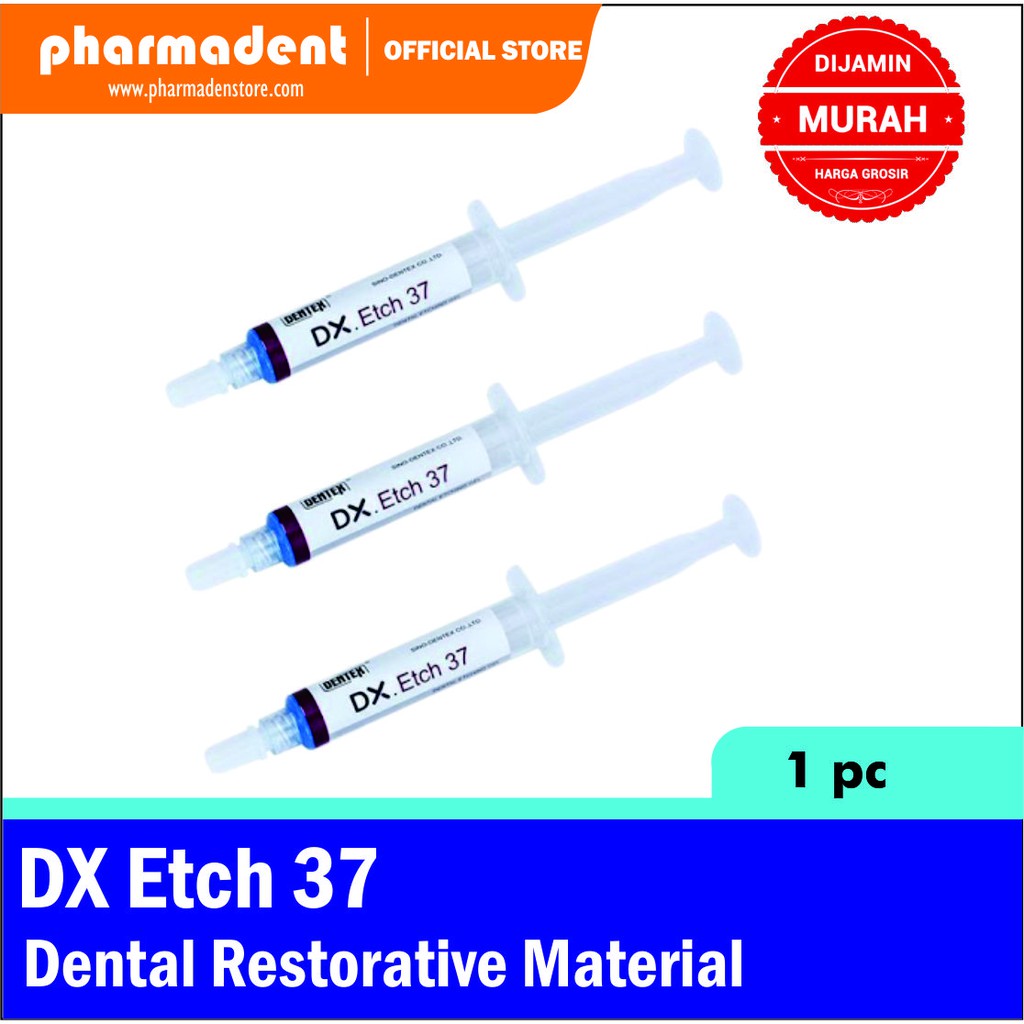 Jual DX Etch 37 - Dentex Etching Gel - Etsa - Etchant Agent | Shopee Indonesia