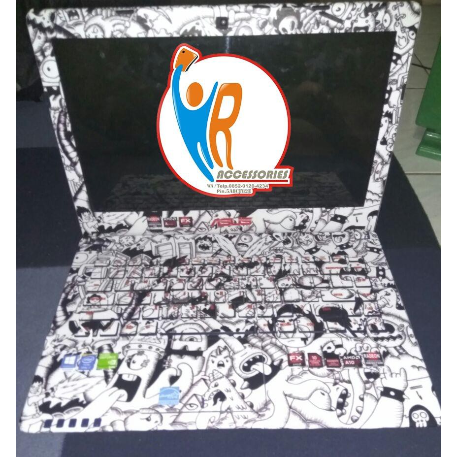 Jual Original Garskin Laptop Full Body Asus A450L -Doodle- (Motif ...