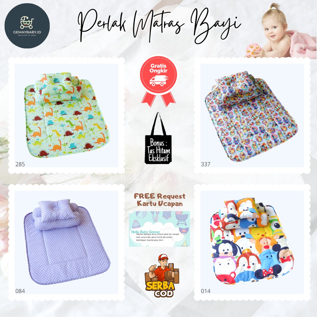 Jual Perlak Bayi Set Lengkap Matras Bayi Alas Ompol Bayi Waterproof ...