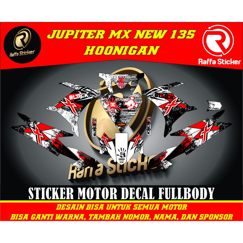Jual stiker jupiter mx new decal jupiter mx 135 decal jupiter mx new ...