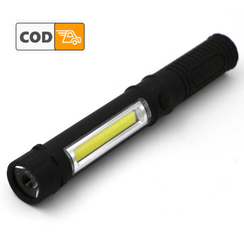 Jual Senter Magnet LED COB 250 Lumens Portabel Kecil Daya Baterai Hemat ...