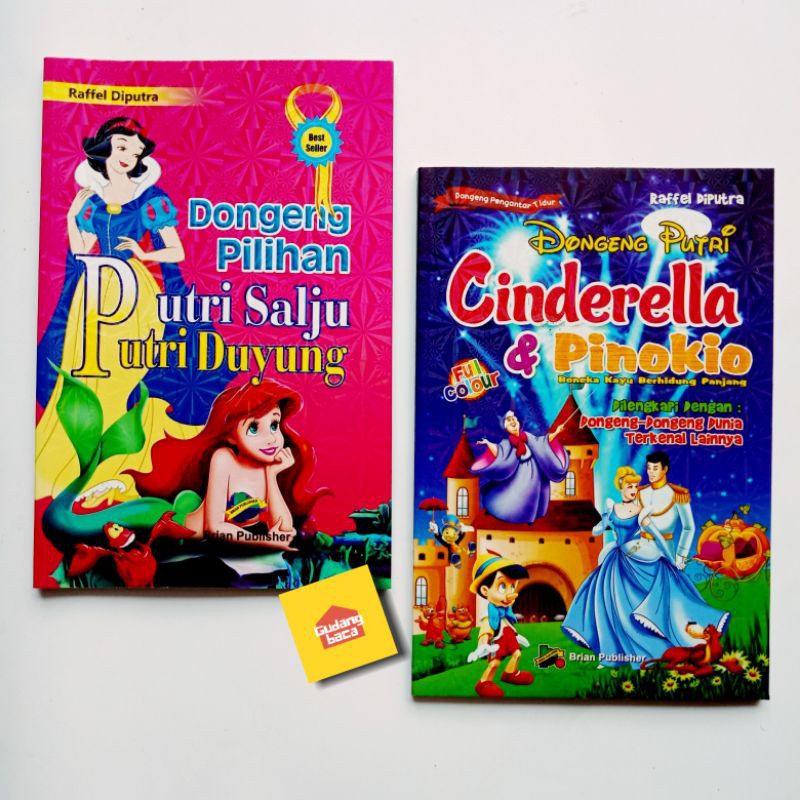 Jual Buku Cerita Anak Kisah Putri Cinderela - Dongeng Putri Salju ...