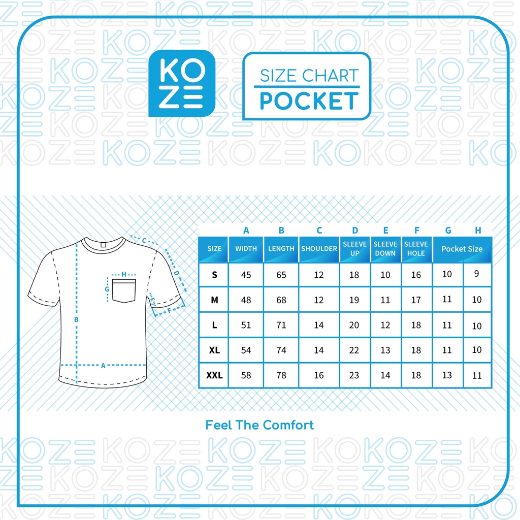 Jual KOZE - Premium Pocket Comfort White T-shirt - Kaos Polos Putih ...
