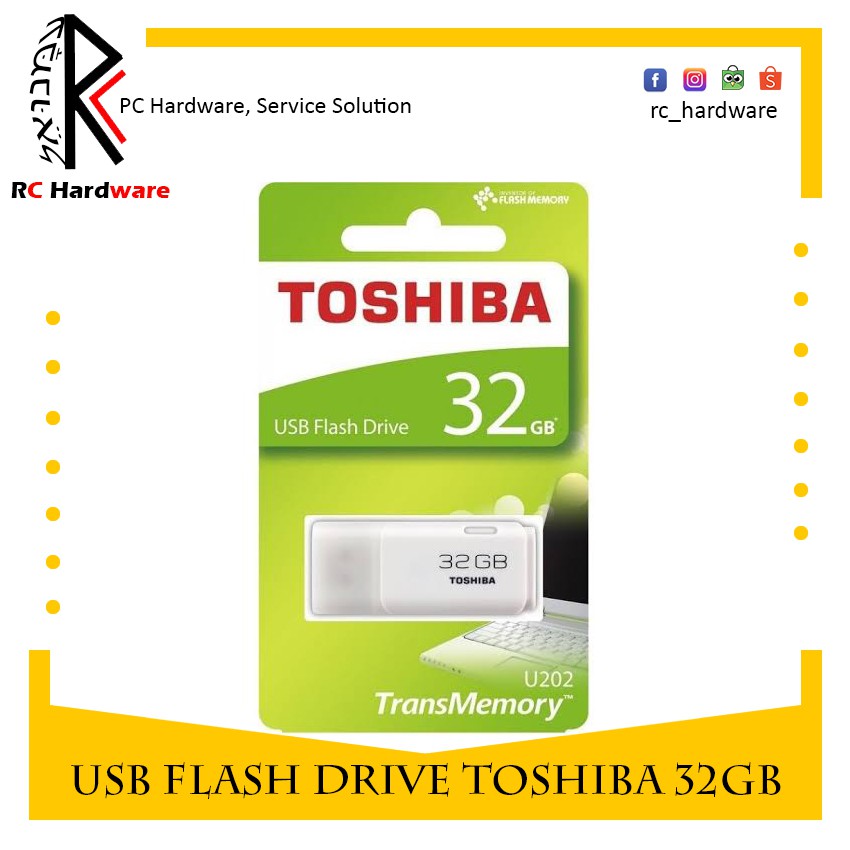 Jual Flashdisk Toshiba 32GB/ Flash Disk /Flash Drive Toshiba 32GB ...