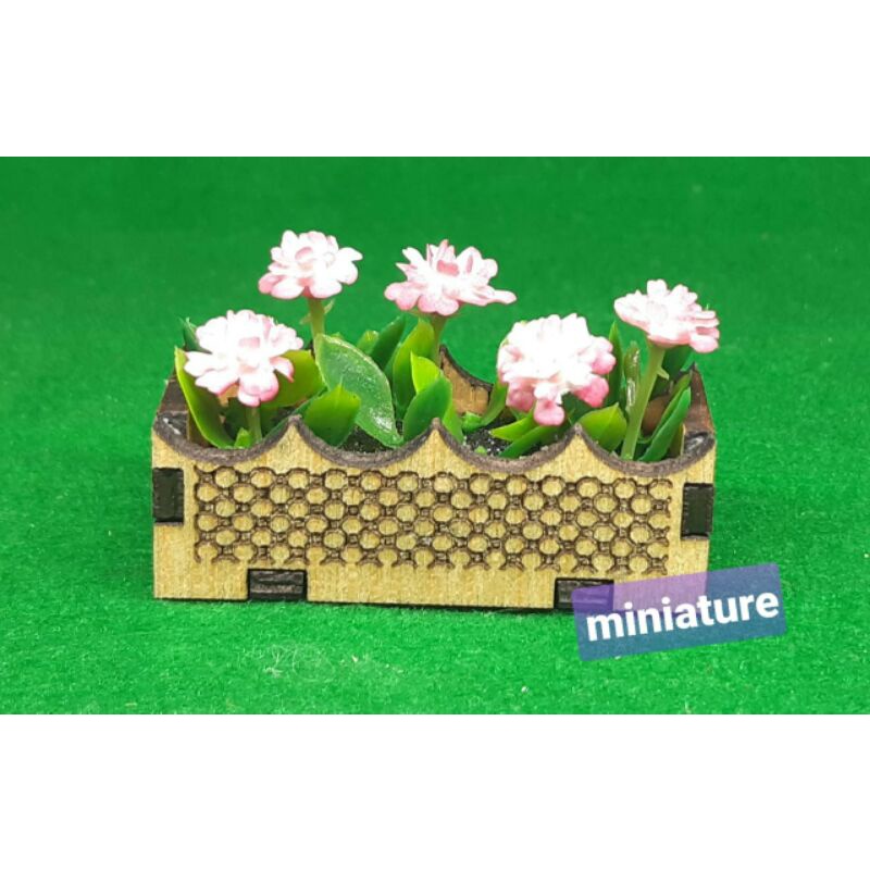Jual Miniatur Pot kayu Tanaman Bunga | Shopee Indonesia