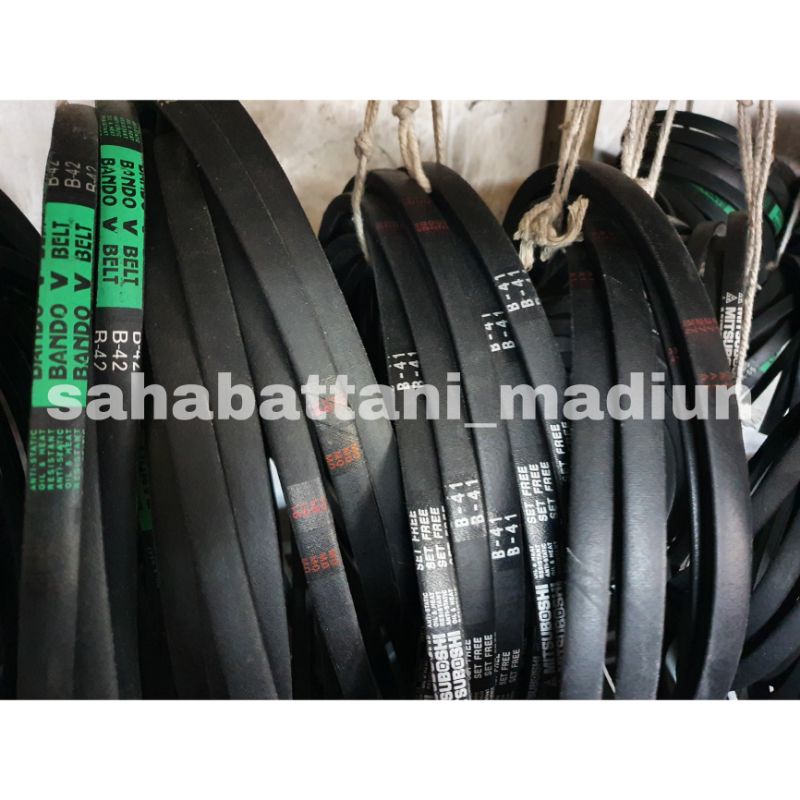 Jual V-BELT V Belt Fanbel Vanbelt Tali kipas BANDO/MITSUBOSHI B25 - B60 | Shopee Indonesia