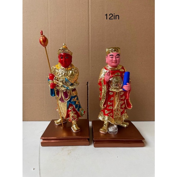 Jual Pengawal Dewa Tua Pe Kong /Hok Tek Ceng sin /wen pan wu pan 12 ...