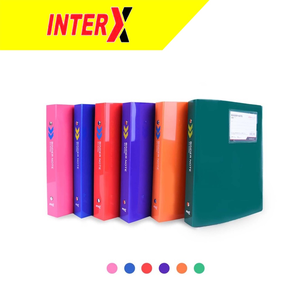 Jual InterX Binder Note Map Binder A5 Polos 20 Ring BNX-100A | Shopee Indonesia