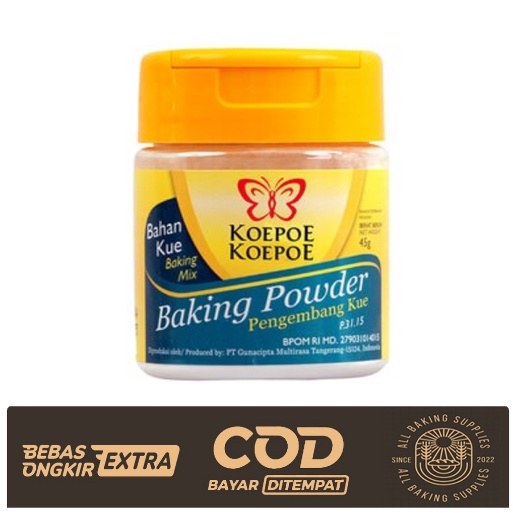 Jual BAKING POWDER KOEPOE KOEPOE (45gr) | Shopee Indonesia