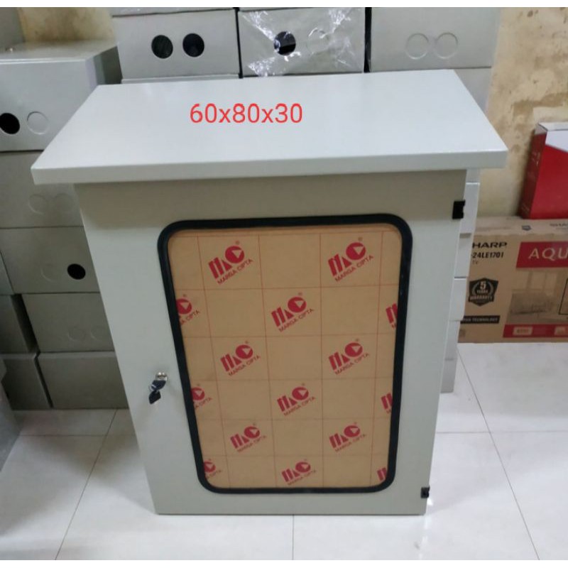 Jual BOX PANEL OUTDOOR DOUBLE PINTU 60x80x30 - 80x60x30 - 80x60 - 60x80 ...