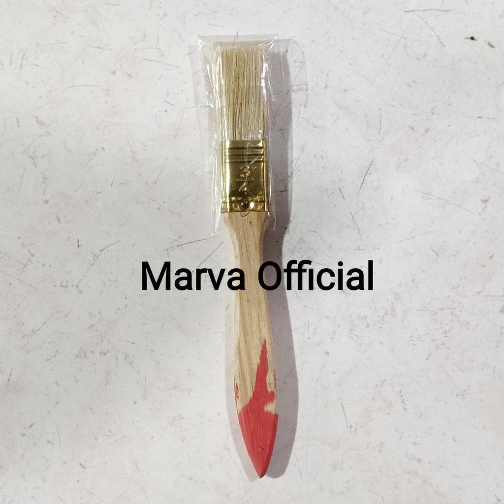 Jual KUAS & Cat raja RADJA LUX kayu besi baja minyak 25 gr MERAH PUTIH ...