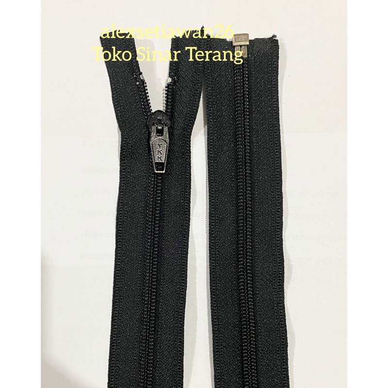 Jual Resleting Jaket YKK Gigi Coil Gigi Kecil ukuran 60 cm 24 inch SATUAN | Shopee Indonesia