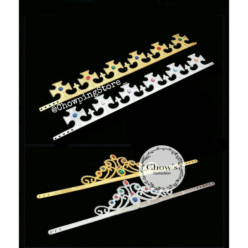Jual MAHKOTA PESTA RAJA / RATU, CROWN PARTY KING / QUEEN ( GOLD ...
