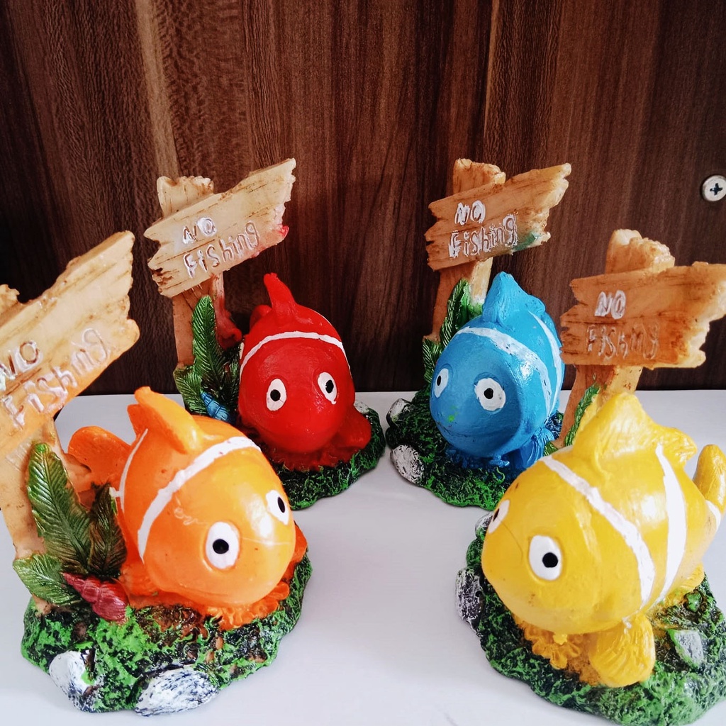 Jual Hiasan aquarium fiber ikan nemo | Shopee Indonesia