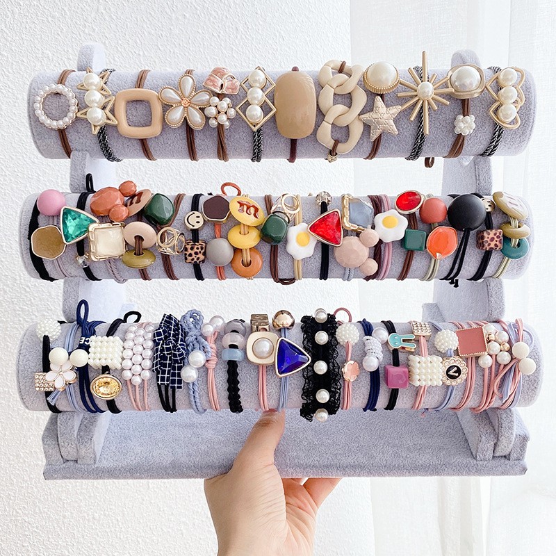 Jual ED - IKAT RAMBUT KOREA IMPORT / IKATAN RAMBUT KARET MOTIF KOREA ...