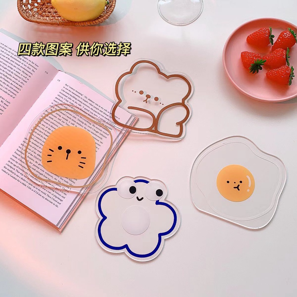 Jual Coaster Tatakan Gelas Akrilik Transaparan Motif Korean Premium ...