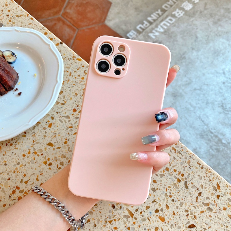 Jual Square Edge Samsung S10 S20 S21 S22 FE PLUS ULTRA Soft Case Silikon Casing Karet Polos GPCP ...