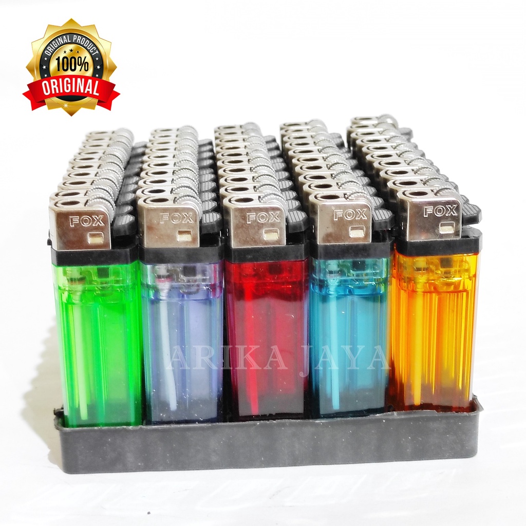 Jual Korek gas roda polos serupa TOKAI merk fox 1 pcs / korek api ...