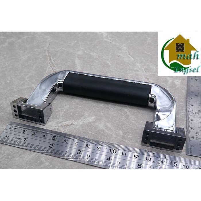 Jual Handle tas 14x7 cm A.E01E Briefcase Gagang tas Handle koper rubber ...