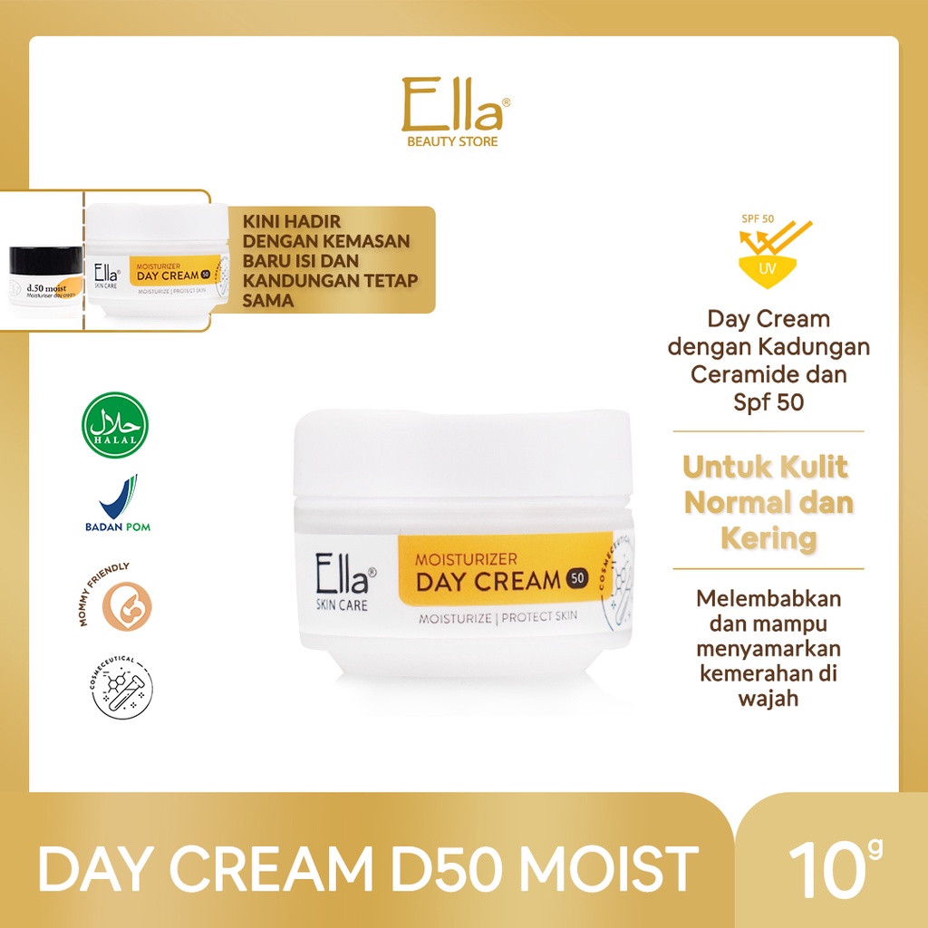 Jual Ella Skincare Day Cream SPF 50 Moist | Shopee Indonesia