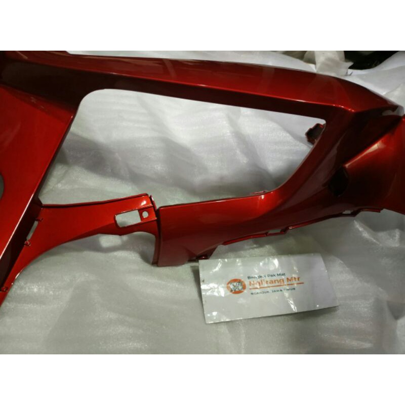 Jual cover tebeng sayap kiri supra x 125 merah kode part 64450 kvl n01 ...