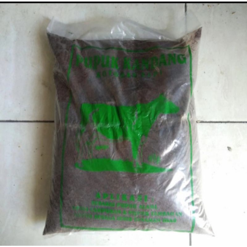 Jual pupuk kandang sapi, pupuk alami organik, pupuk sapi repack 1 kg ...
